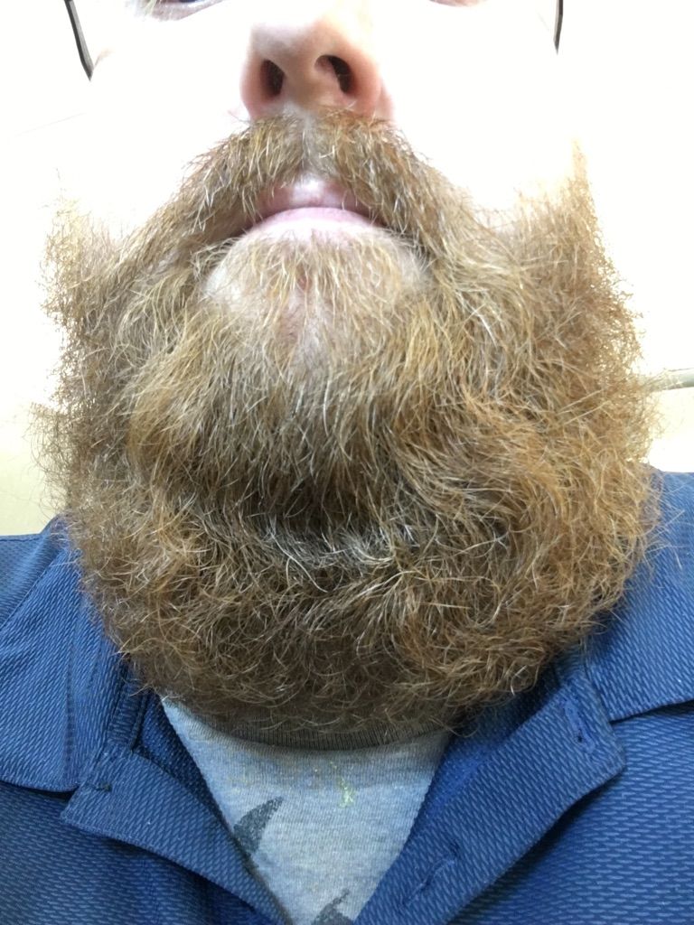 Couldn't live with the curl anymore. Not going to try to grow a big ...