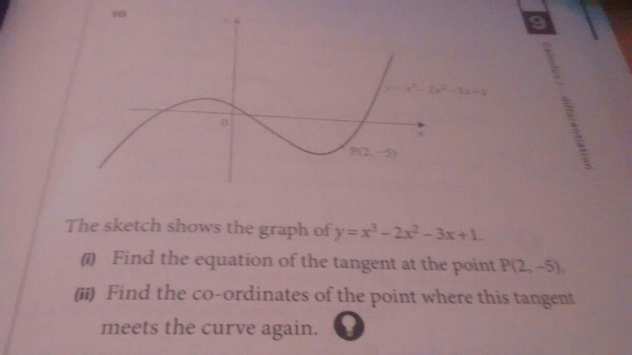[GCSE Math] Finding where the tangent meets the curve again : r/learnmath