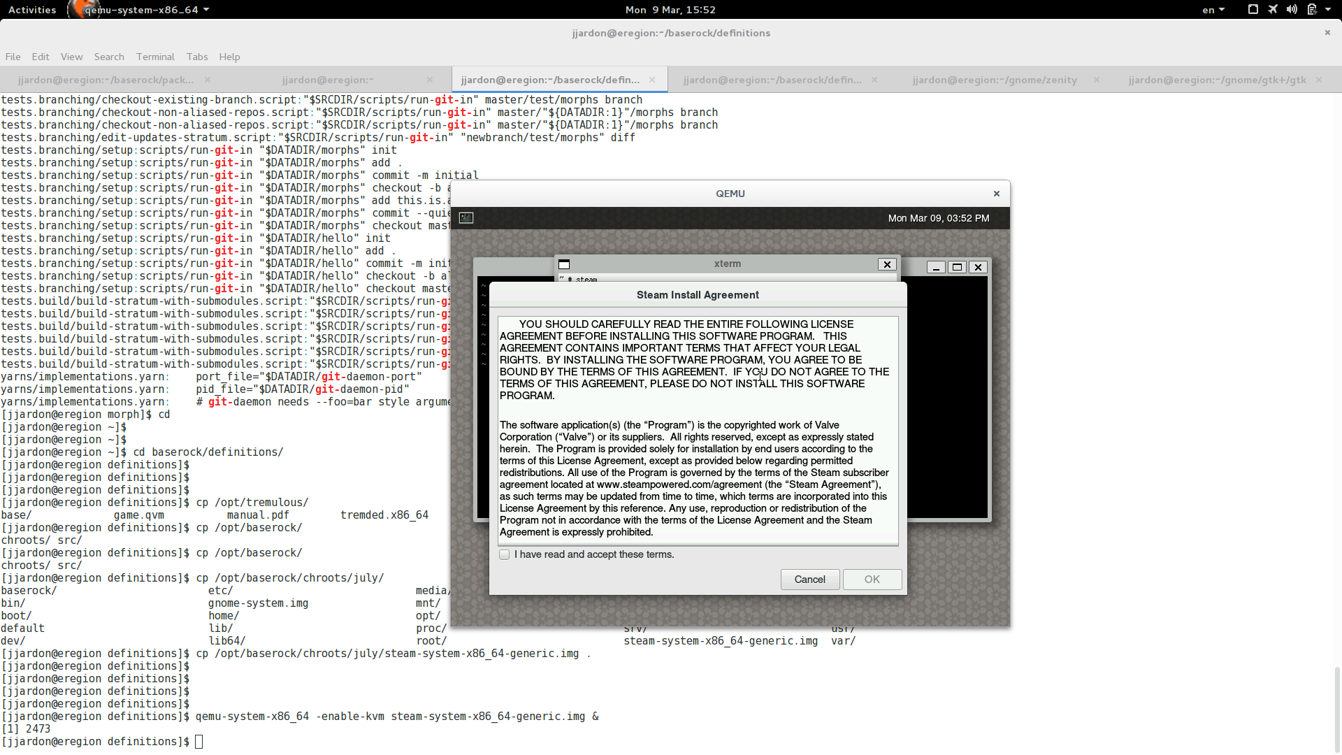 IRC logs for #baserock for Monday, 2015-03-09