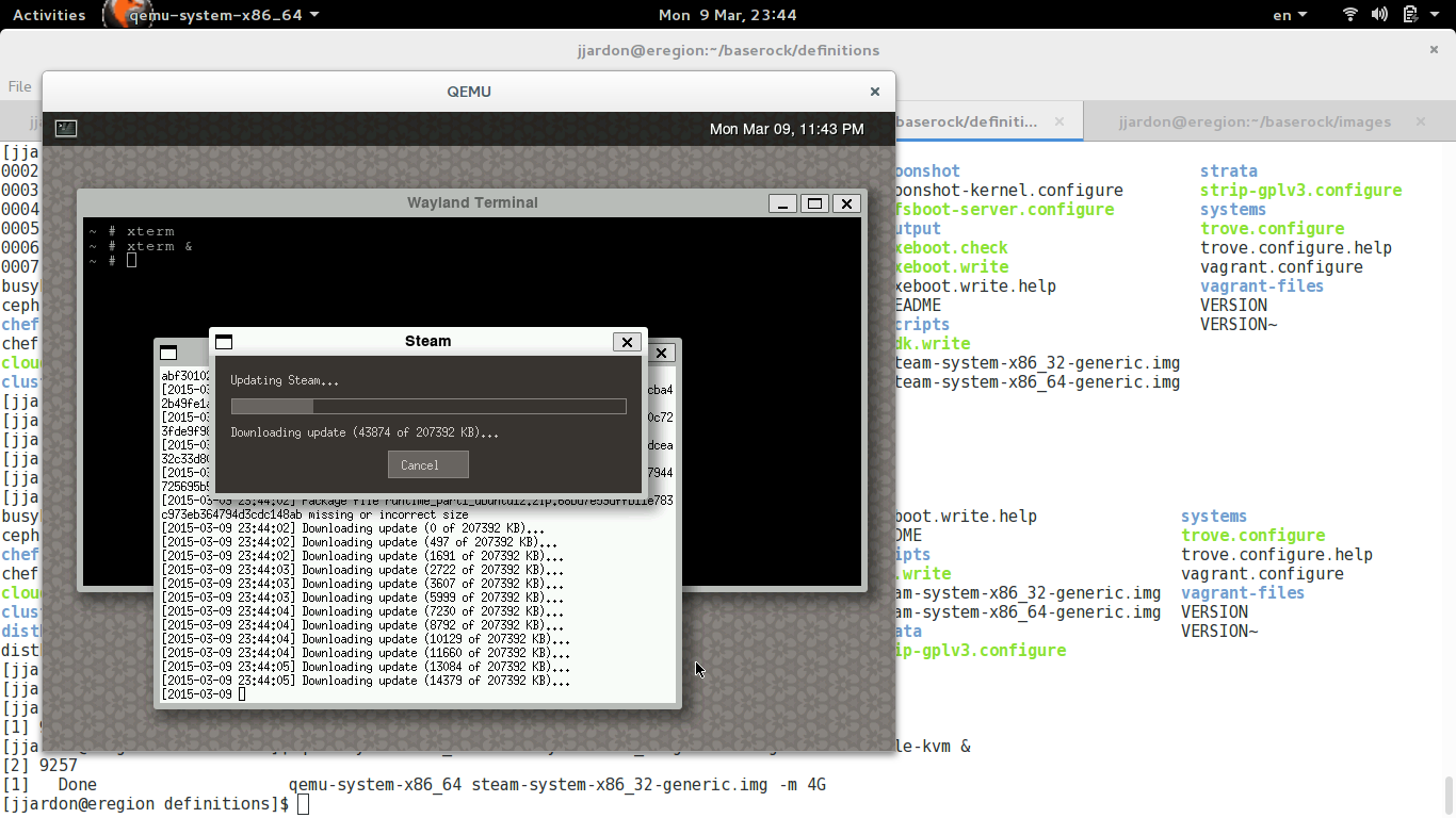 IRC logs for #baserock for Monday, 2015-03-09