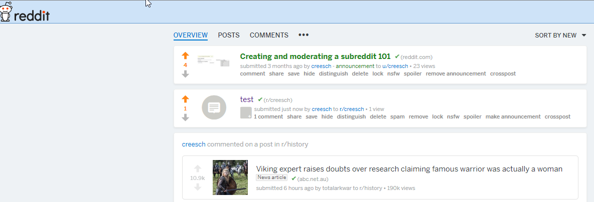 [Beta Bug] New profiles do not show removed comments and submissions ...
